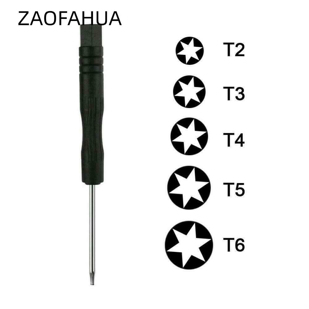 Tua vít hình ngôi sao ZAOFAHUA, Tay cầm bằng nhựa Công cụ tháo rời điện thoại chống trượt, T2 ...