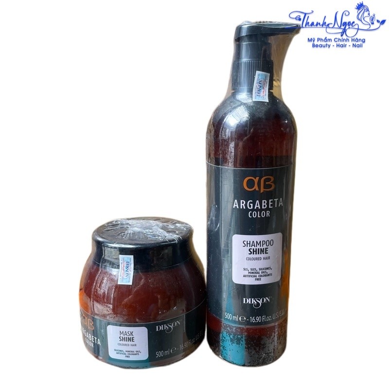 Dầu gội và dầu hấp Dikson Argabeta Color Shine dành cho tóc nhuộm 500mlx2 [ TN ] | Shopee Việt Nam