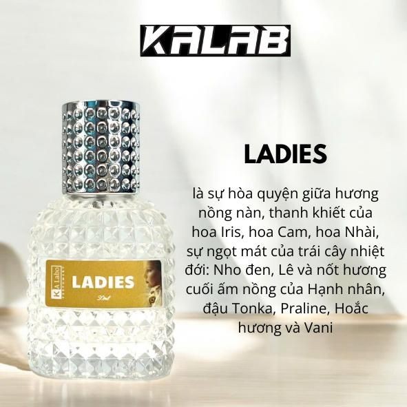 Nước Hoa Nữ Chính Hãng Kalabo Chai 50ml Hương Thơm Tươi Mát Quyến Rũ ...