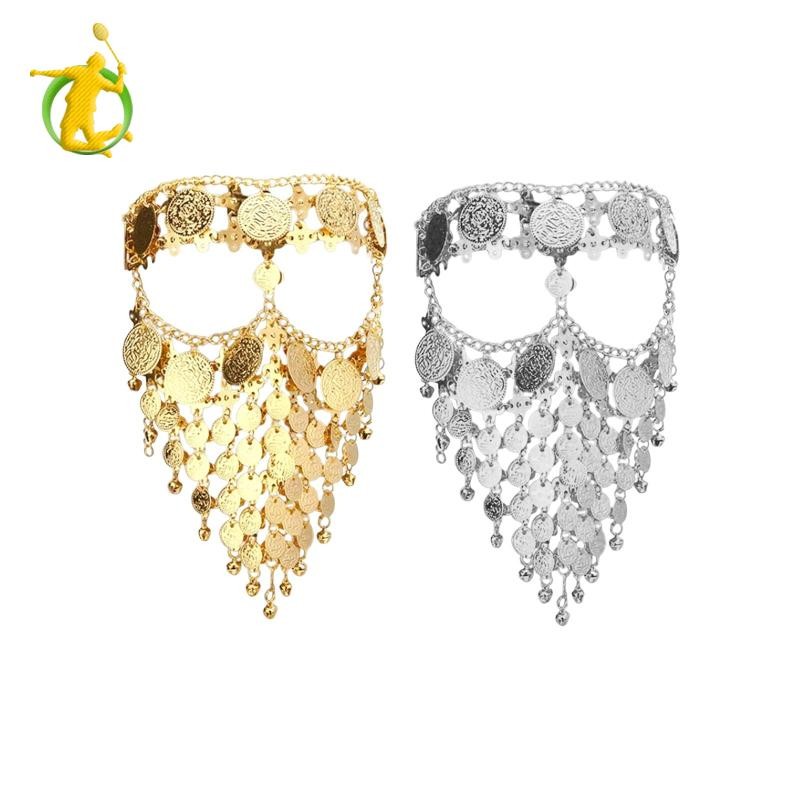 Lady Belly Face Chain Phụ kiện nhảy múa Veil kim loại | Shopee Việt Nam