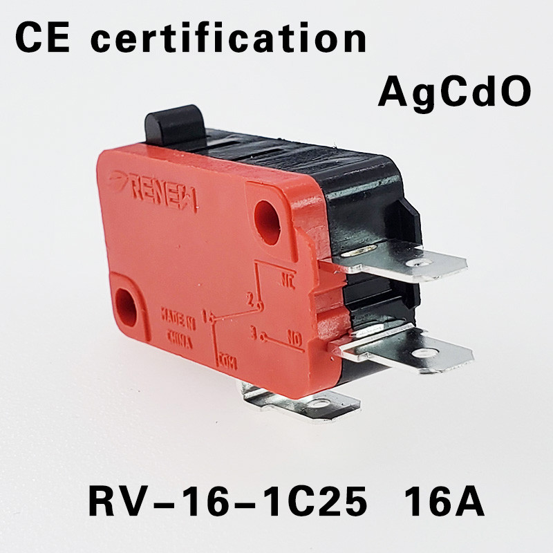 Azj RV-16-1C25 Micro switch dòng điện cao 16A 250V Lò vi sóng Cửa ...