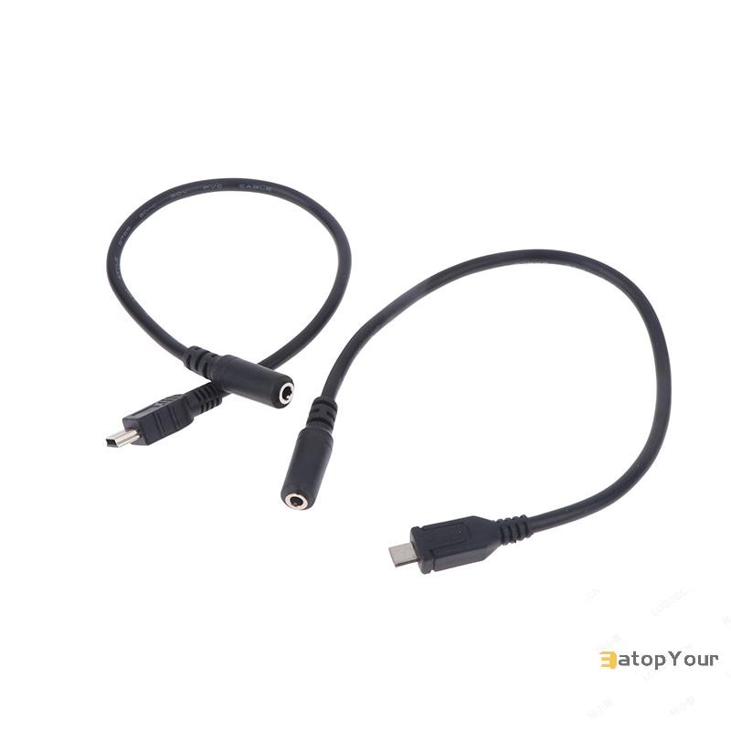 Eatopyour Micro USB sang giắc cắm 3,5 mm Tai nghe Cáp chuyển đổi ổ cắm Cáp âm thanh cho kẹp hoạt ...