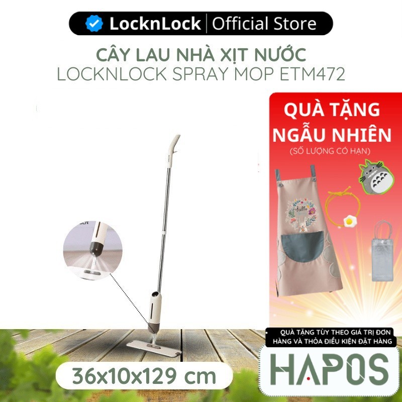 Cây lau nhà LocknLock xịt nước Capsule Spray Mop ETM472 phun nước nhiều ...