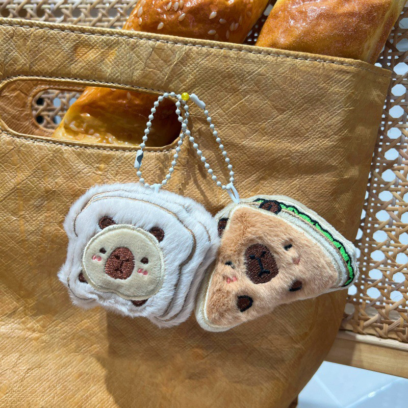 [Shnzdd] Burger Capibara Mặt dây chuyền sang trọng Sandwich Capybara ...