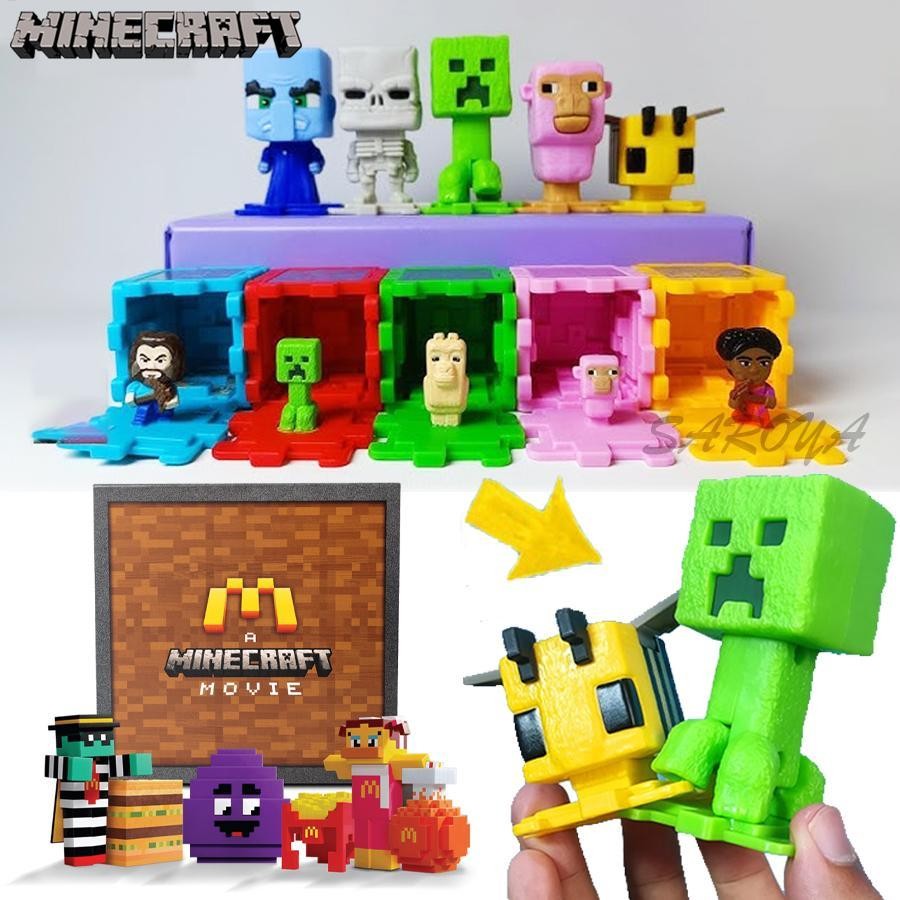 2025 McDonalds Minecraft Movie Happy Meal Mcdo Minecraft Happy ...