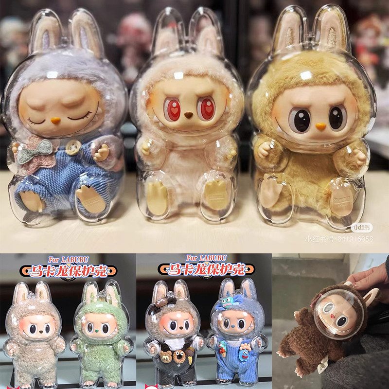 Ốp lưng Acrylic trong suốt Labubu V1 V2 từ chối mặt bẩn Labubu Mặt nạ ...