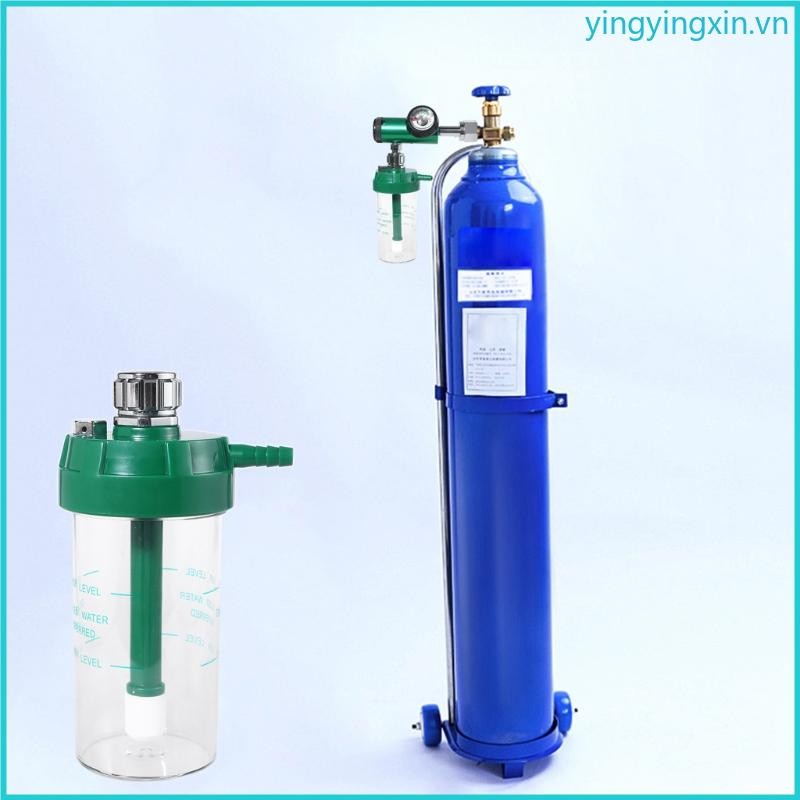 Bình tạo độ ẩm khô YIN 200mL cho bộ điều chỉnh oxy Đồng hồ đo áp suất O2 Cấp trên dưới | Shopee ...