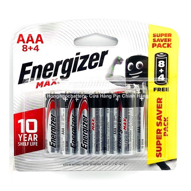 Pin AA , AAA - Pin Energizer 1,5V Siêu Bền - Hàng Chính Hãng | Shopee ...