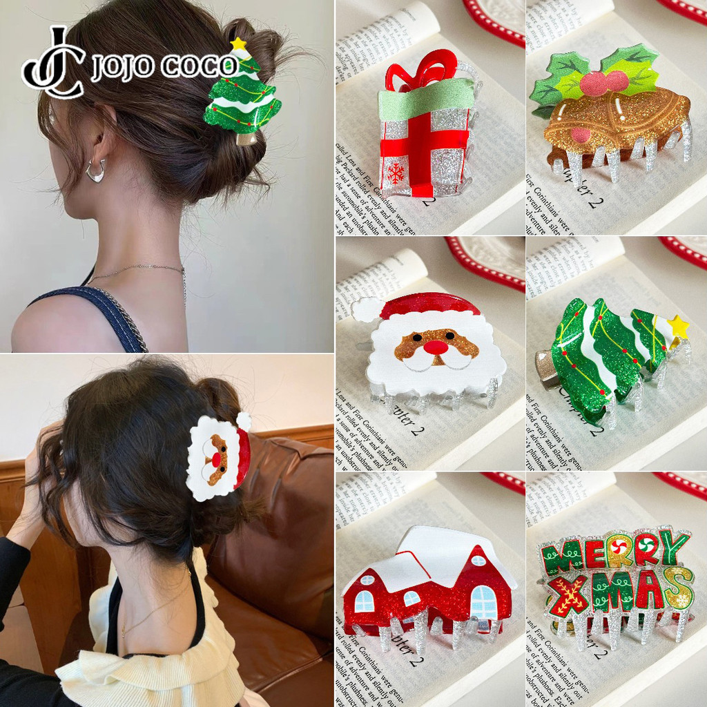 Jojo COCO 2024 Mới Acetate Giáng Sinh Tóc Cho Nữ Phiên Bản Hàn Quốc ...