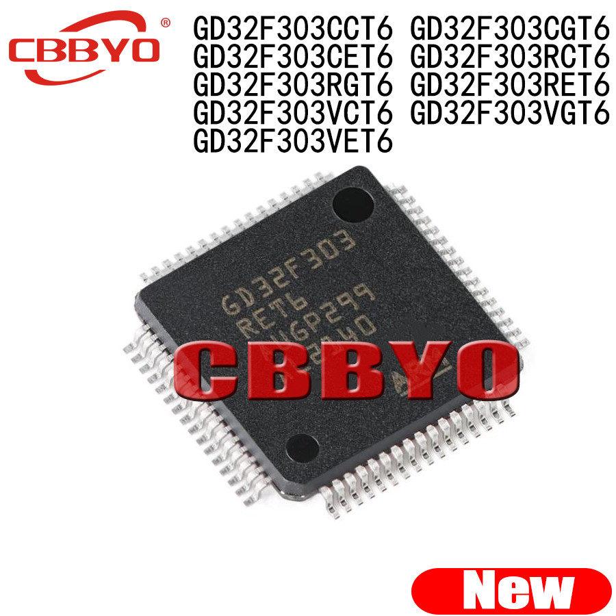 1 Chiếc Mới GD32F303CCT6 GD32F303CGT6 GD32F303CET6 GD32F303RCT6 GD32F303RGT6 GD32F303RET6 ...