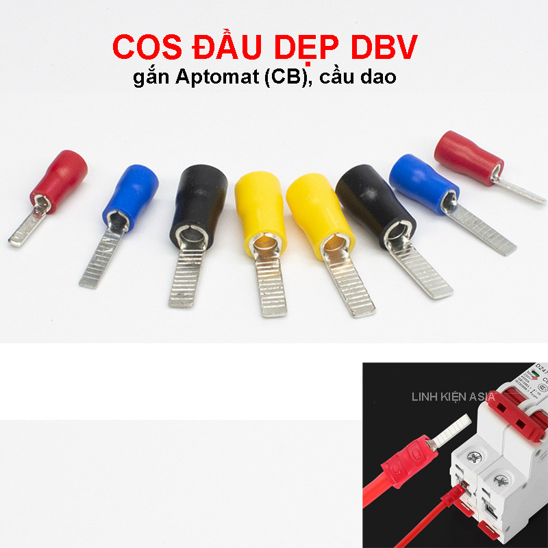 COMBO 10 Cos dẹp DBV gắn Aptomat (CB), cầu dao, đầu nối cách điện | Shopee Việt Nam