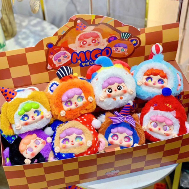 (CHÍNH HÃNG) Hộp mù Blindbox gấu bông LABUBU BABYTHREE, Migo rạp xiếc ...