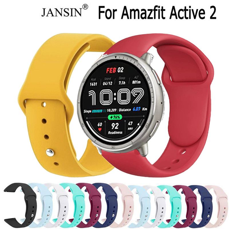 Jansin Dây đeo đồng hồ thông minh từ silicon cho Amazfit Active 2 ...