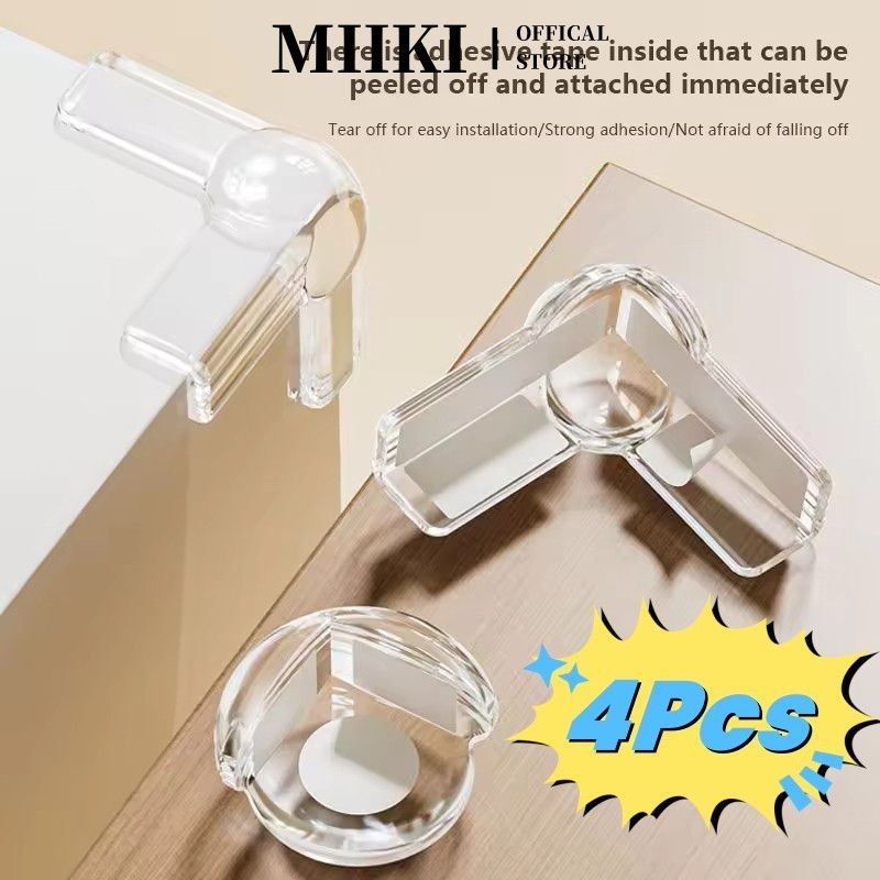 EELHOE 4pcs Table Corner Protective Table Safety Silicone Edge Corner ...
