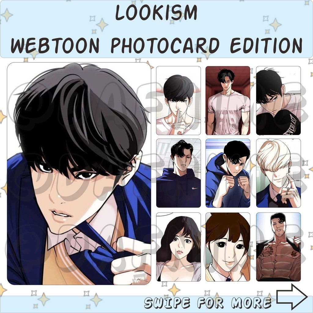 Photocard Lookism Edition - Card Unofficial bo góc cán nhám 2 mặt ...