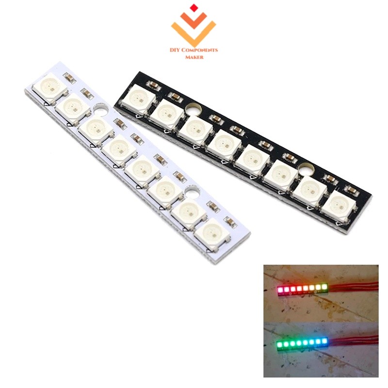 8 Kênh WS2812 5050 RGB Bảng Điều Khiển Đèn LED Mô Đun Dải Đèn Bảng Điều ...