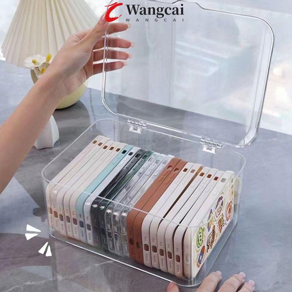 Hộp lưu trữ khẩu trang WANGCAI, Hộp lưu trữ mỹ phẩm trong suốt bằng ...
