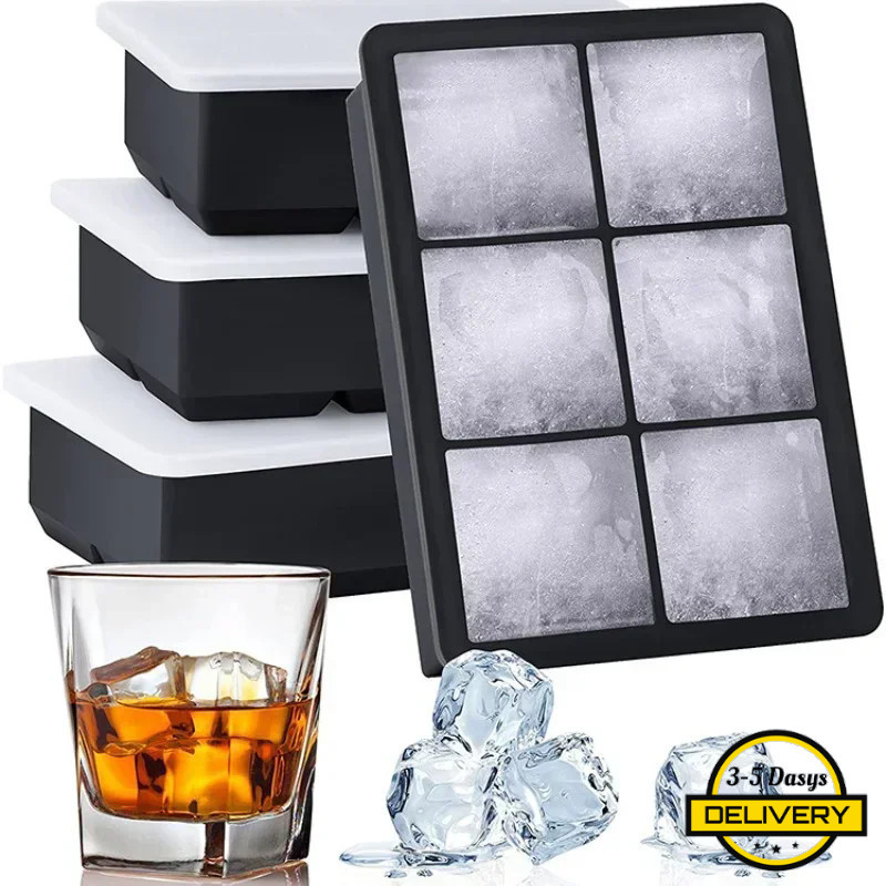 [3-5 Ngày Đến] Khay Đá Silicon 3 Kích Cỡ, Khuôn Lớn 22,2Cm Dùng Cho ...