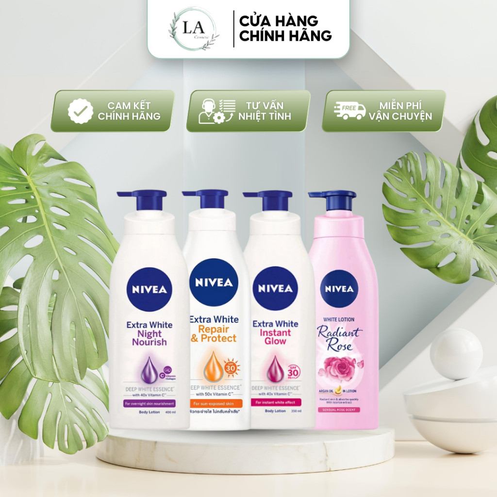 Sữa Dưỡng Thể Trắng Da Nivea Extra White Body Lotion, Kem Dưỡng Body ...