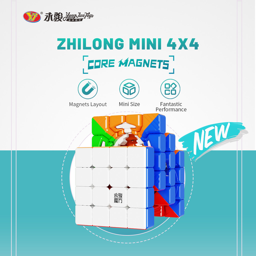 Yongjun zhilong 4x4 Core Từ Cube Chuyên Nghiệp Yongjun zhilong 4x4 M ...