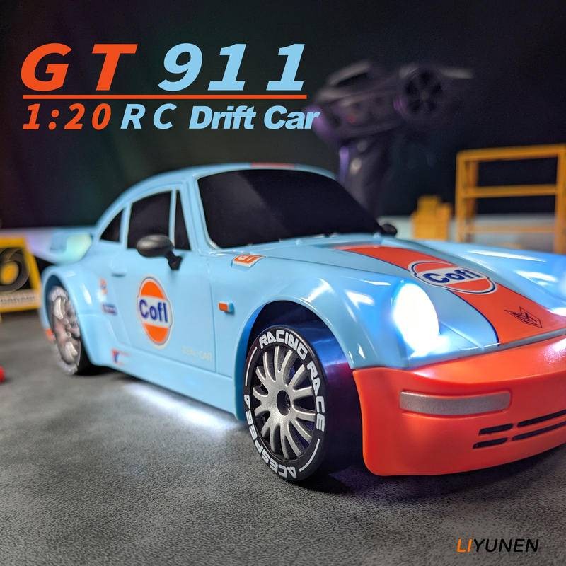 Phiên Bản Giới Hạn 1 / 20 4WD RC Drift Car Porsche 933 2.4G Xe Điều ...