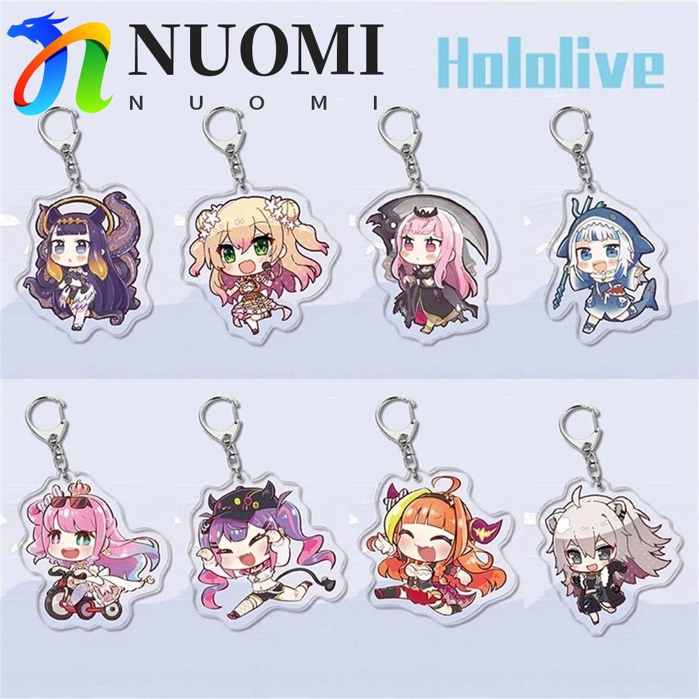 NUOMI Hololive Móc Chìa Khóa Nhẫn Kawaii Vtuber Gawr Gura Murasaki ...