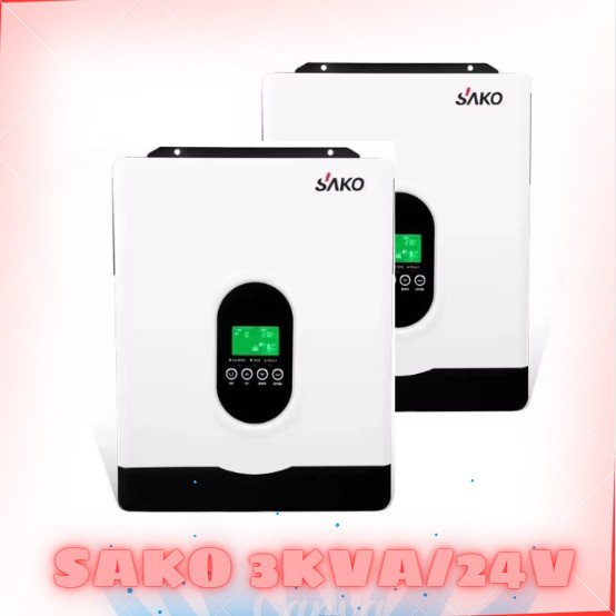 BIẾN TẦN SAKO 3KVA/ 24V Hybrid Inverter 80A MPPT PV 30V-450V . NLMT ...