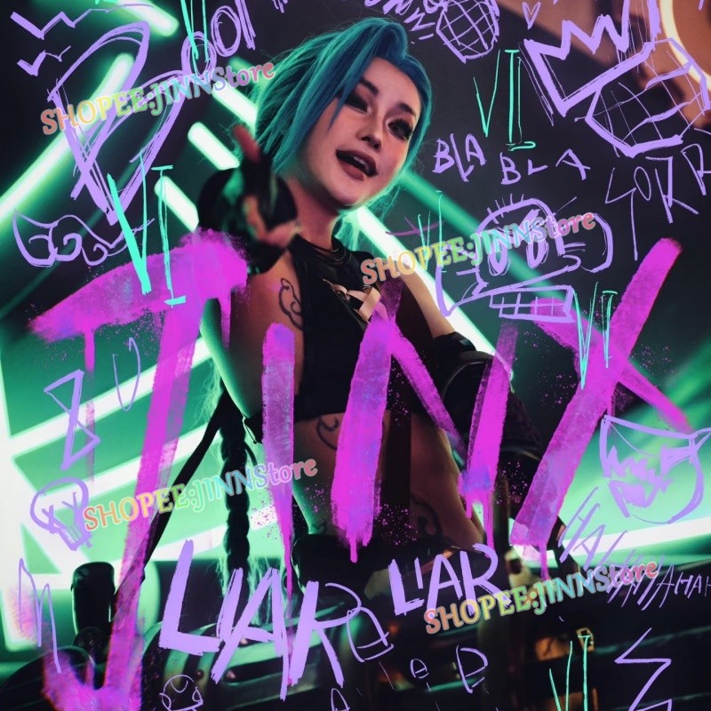 - Jinn - Pow-Pow Cosplay Trang Phục Arcane: Liên Minh Huyền Thoại JINX ...