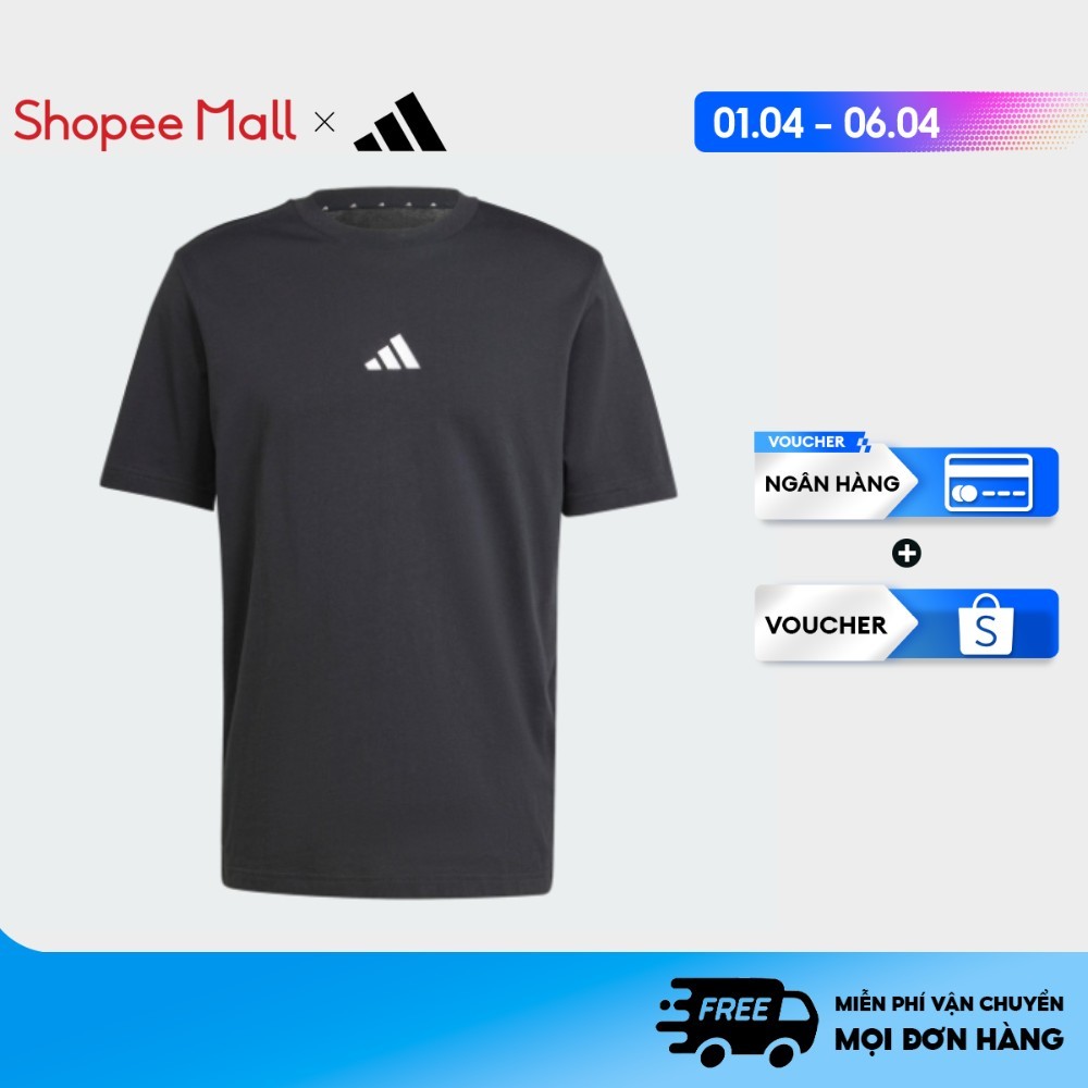 [4.4- VOUCHER 150k]Áo Thun Single Jersey Logo Nhỏ Essentials adidas Nam ...