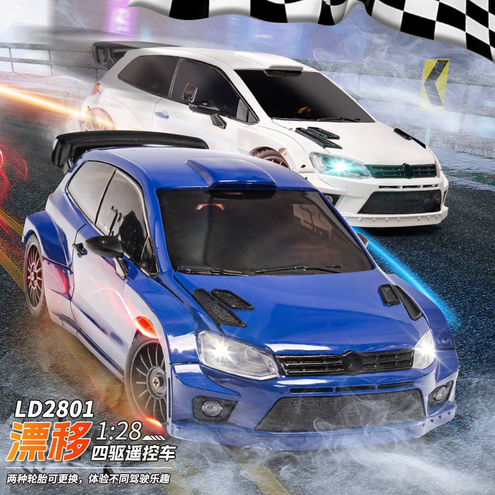 LDRC 1/28 New Volkswagen POLO R Kích thước đầy đủ 4WD Drift Điều khiển ...