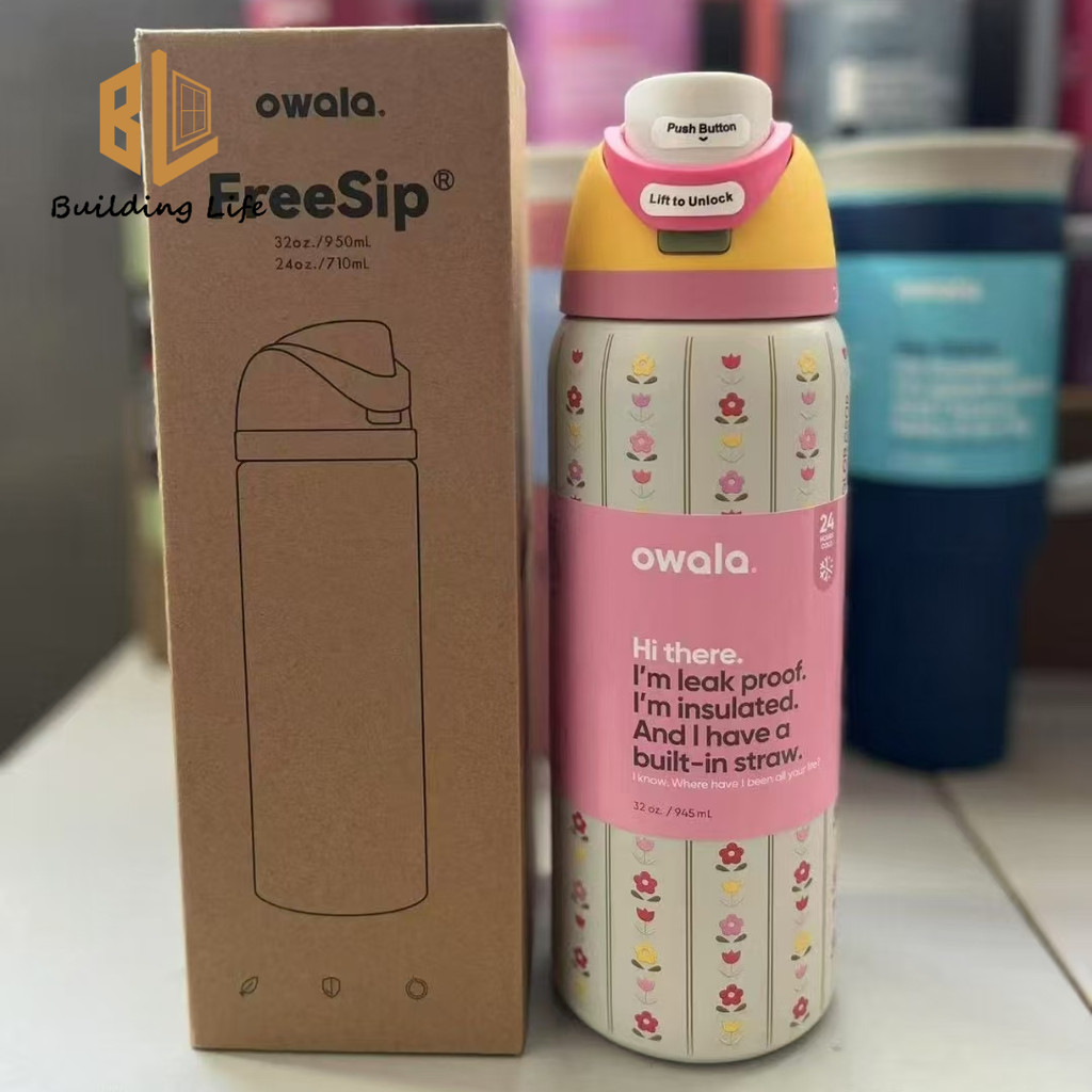 Owala Freesip Tumbler 32oz Free Sip Flower Crown Phiên bản giới hạn ...