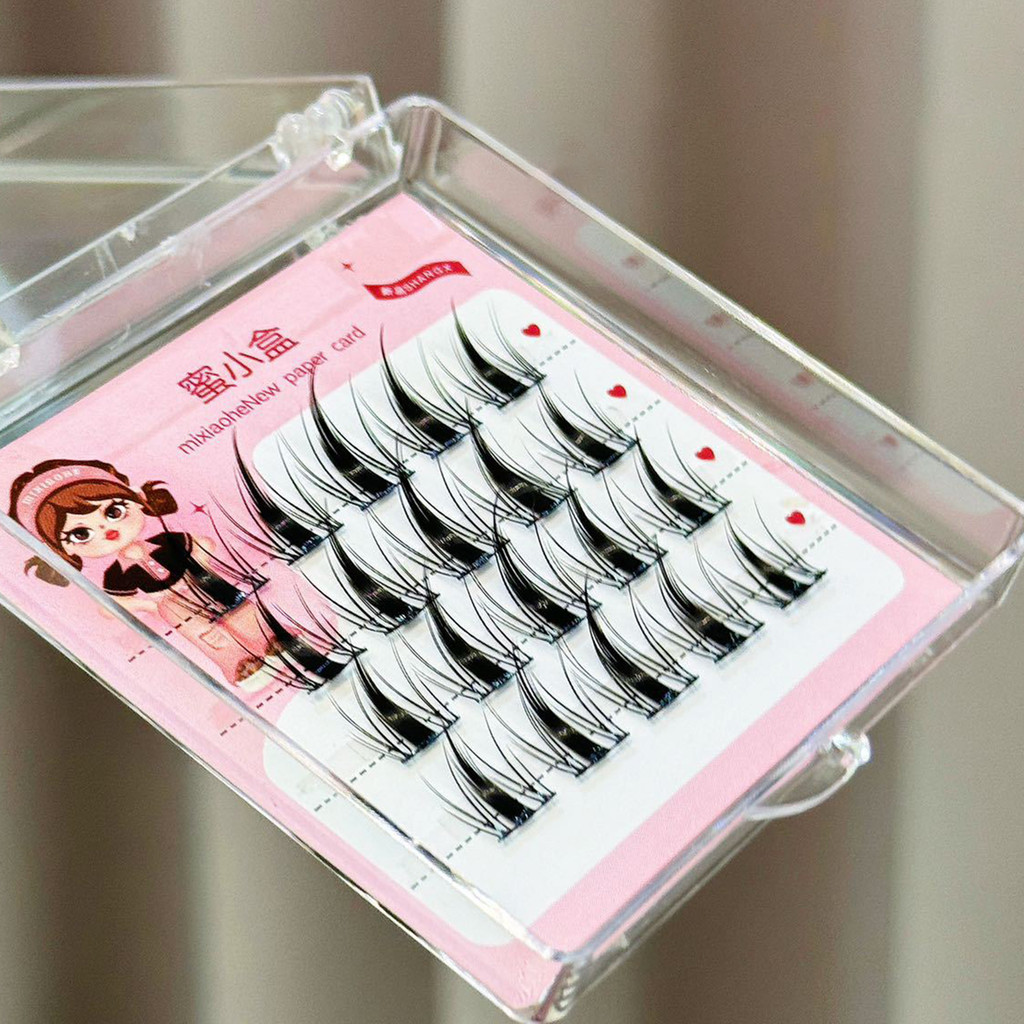 Lông mi giả không keo Phần mở rộng lông mi Đầu mài mềm Làm dài lông mi ...