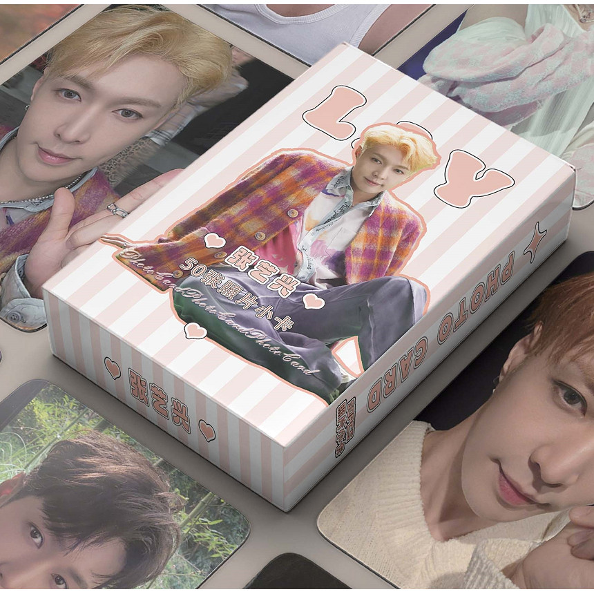 Bộ 50-55 Bộ Phim Diễn Viên Streamer He Qiushi Pang Bowen Hologram Lomo ...