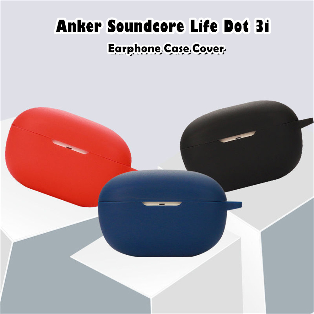 Hàng có sẵn!Cho Anker Soundcore Life Dot 3i ốp tai ng Case Màu đồng nhất Vỏ Bảo Vệ Hộp Sạc Tai ...