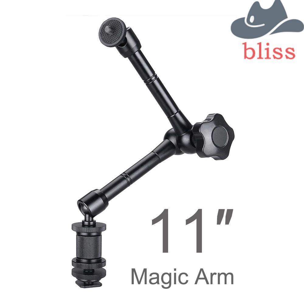 Bliss Magic Arm Phụ kiện máy ảnh có thể điều chỉnh Máy ảnh kim loại Flash LED Light LCD Video 11 ...