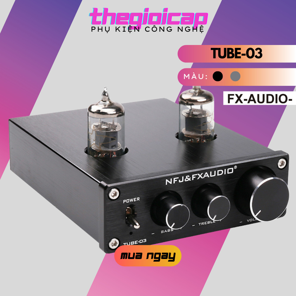 FX Audio TUBE-03 6J1 Preamplifier Đèn, Chỉnh Bass-Treble | Shopee Việt Nam