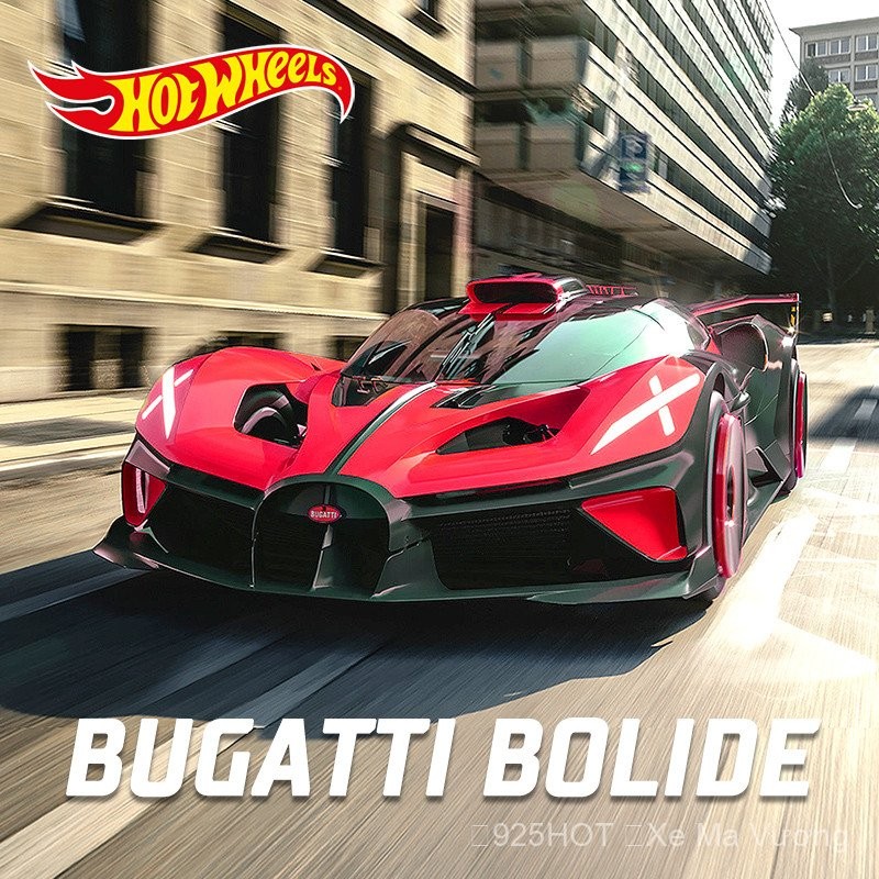 Hot Wheels Shot Wheels Xe thể thao nhỏ bằng hợp kim Bugatti Fireball ...