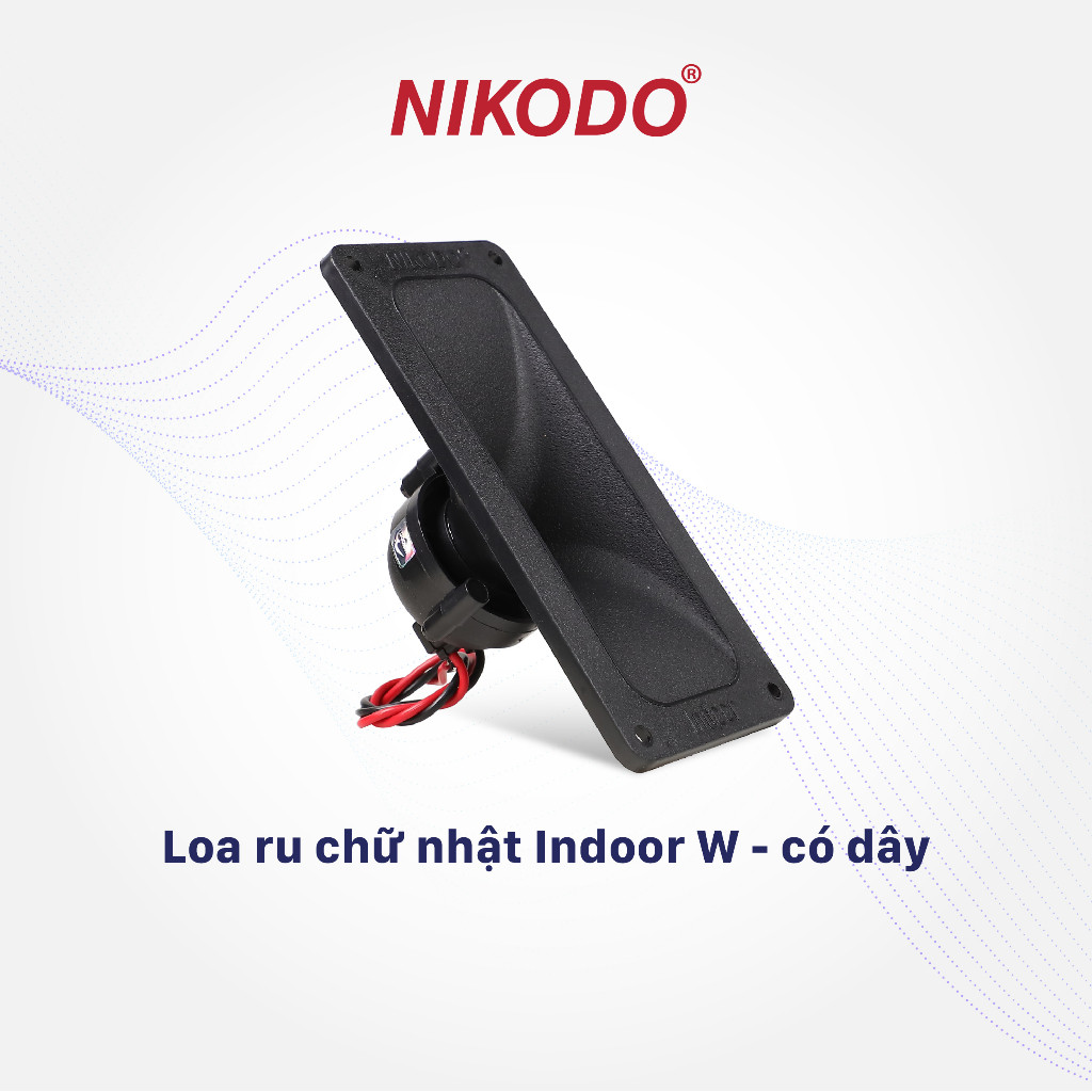 Loa ru chữ nhật Indoor Nikodo W (có dây) chính hãng, âm thanh chân thực ...