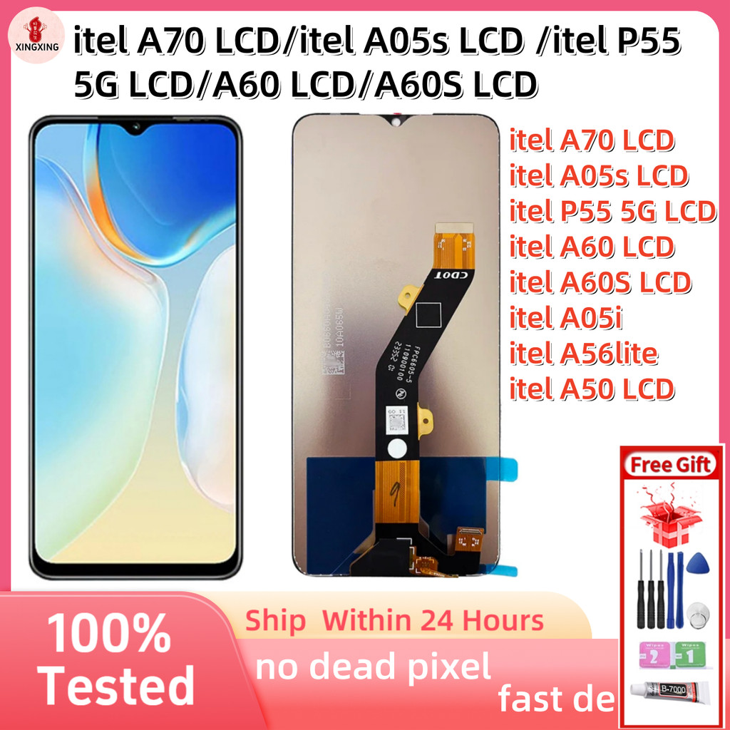 Màn hình cho itel A70 LCD / itel A05s LCD / itel P55 5G LCD / A60 LCD / A60S Màn hình LCD Bộ số ...