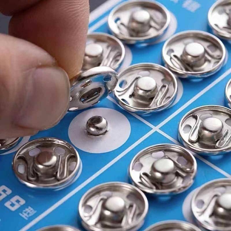 Cúc bấm mini vỉ 50 cúc, Khuy cúc bấm 8.5, 10,12,16, 21mm, kim loại nhiều cỡ -MAXIM | Shopee Việt Nam