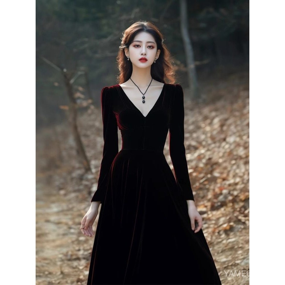 [Yi Cheng Cheng] Giao hàng nhanh chóng Váy dài sang trọng cao cấp ...