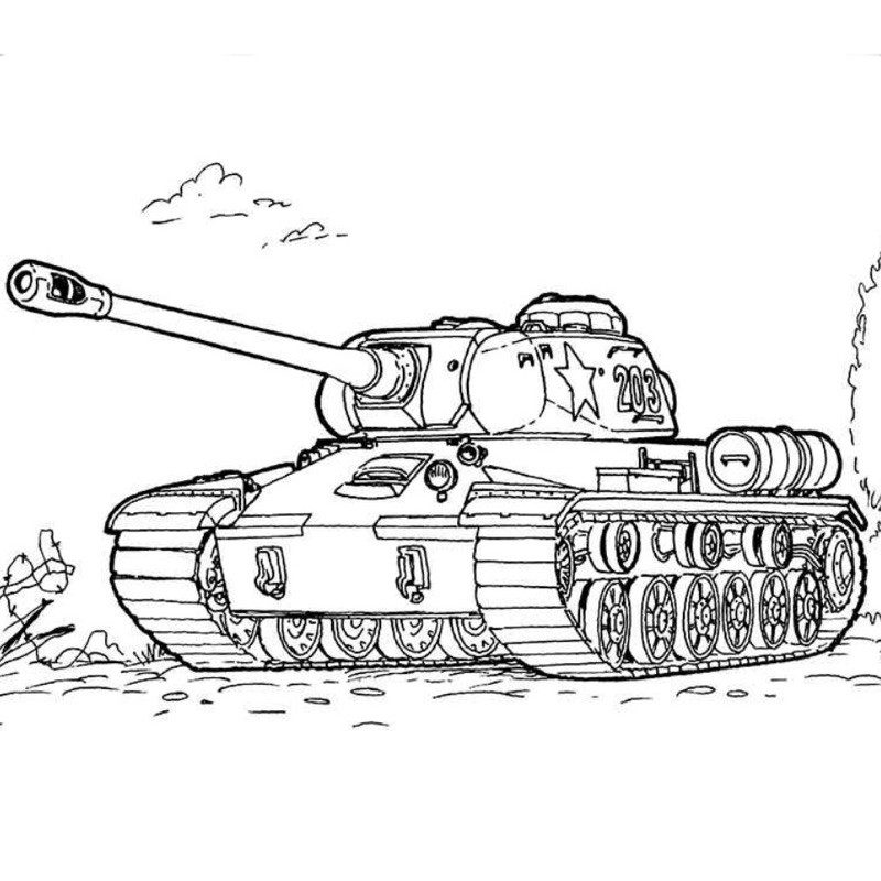 Xe tăng Tanks (giấy dày 180gsm) - Set 40 Tờ Tranh Tô Màu A4 A5 Dành Cho ...