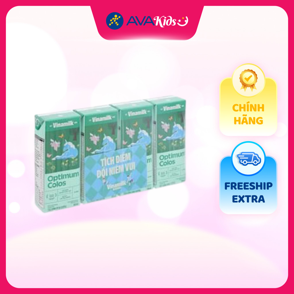 Lốc 4 hộp sữa non pha sẵn Optimum Colos 180 ml (từ 1 tuổi) | Shopee ...