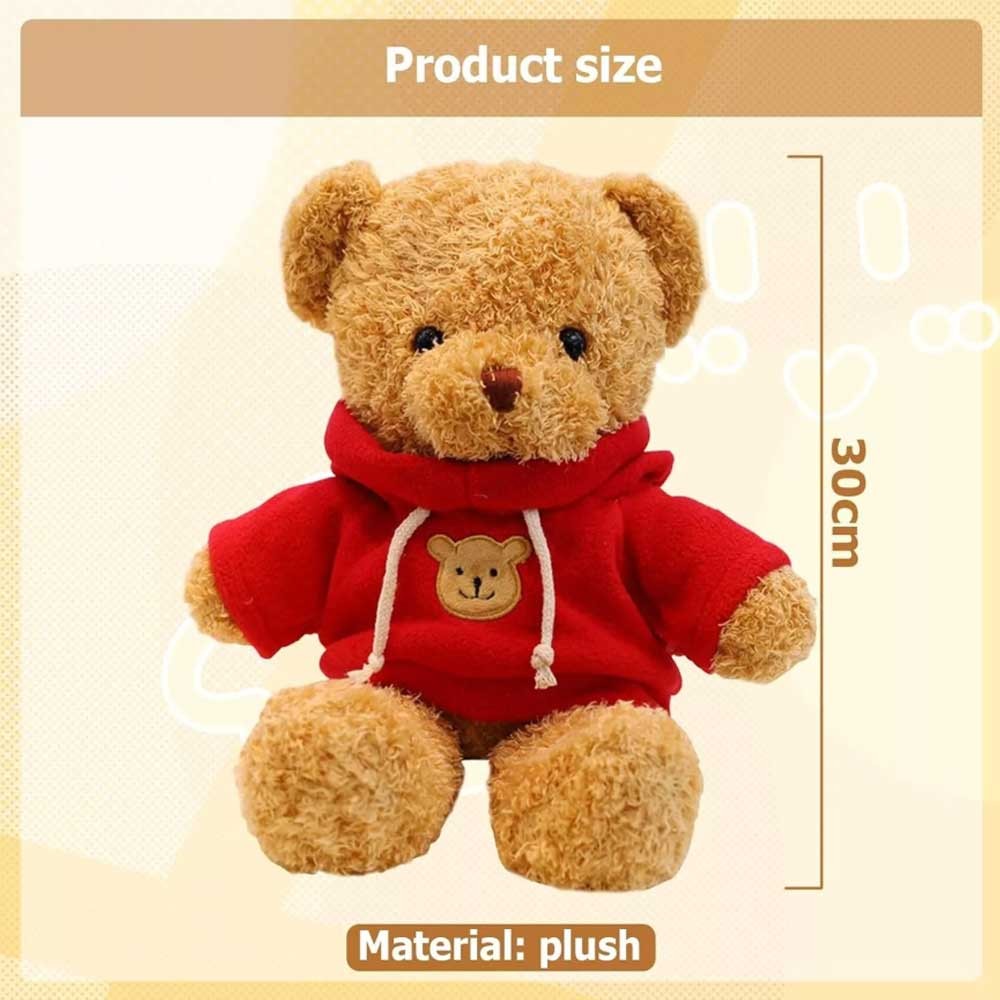 Teddy Bear Plush Toy Cute Cuddly Teddy Bear Doll Soft Stuffed Animal ...
