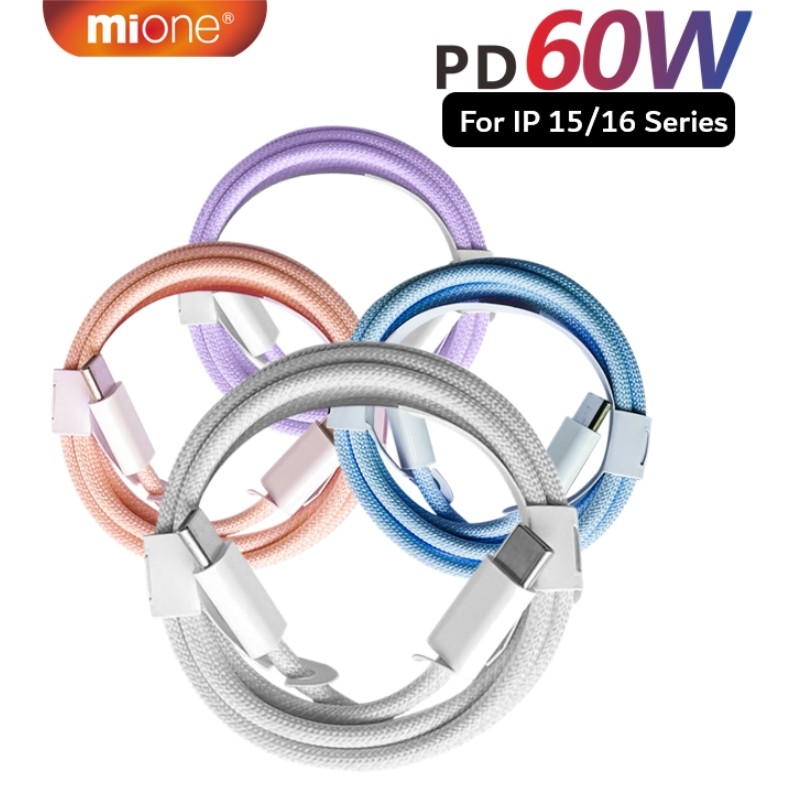 Cáp Sạc Mione 60W USB C Loại C Sang Loại C Sạc Nhanh PD Cho 15 16 Pro ...