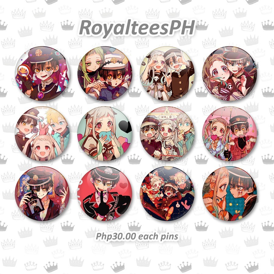 [ PIN ] Toilet-bound Hanako-kun Button Pins - Size To 58mm - Ghim Anime ...