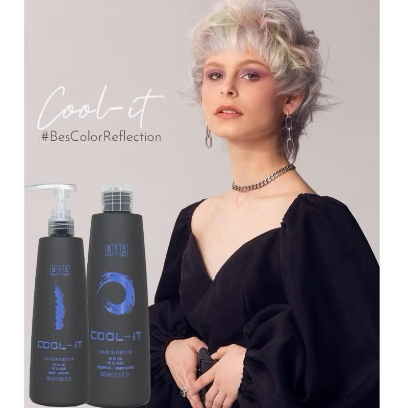 DẦU GỘI VÀ MẶT NẠ KHỬ ÁNH VÀNG CHO TÓC TẨY NHUỘM TONE LẠNH BES COLOR ...