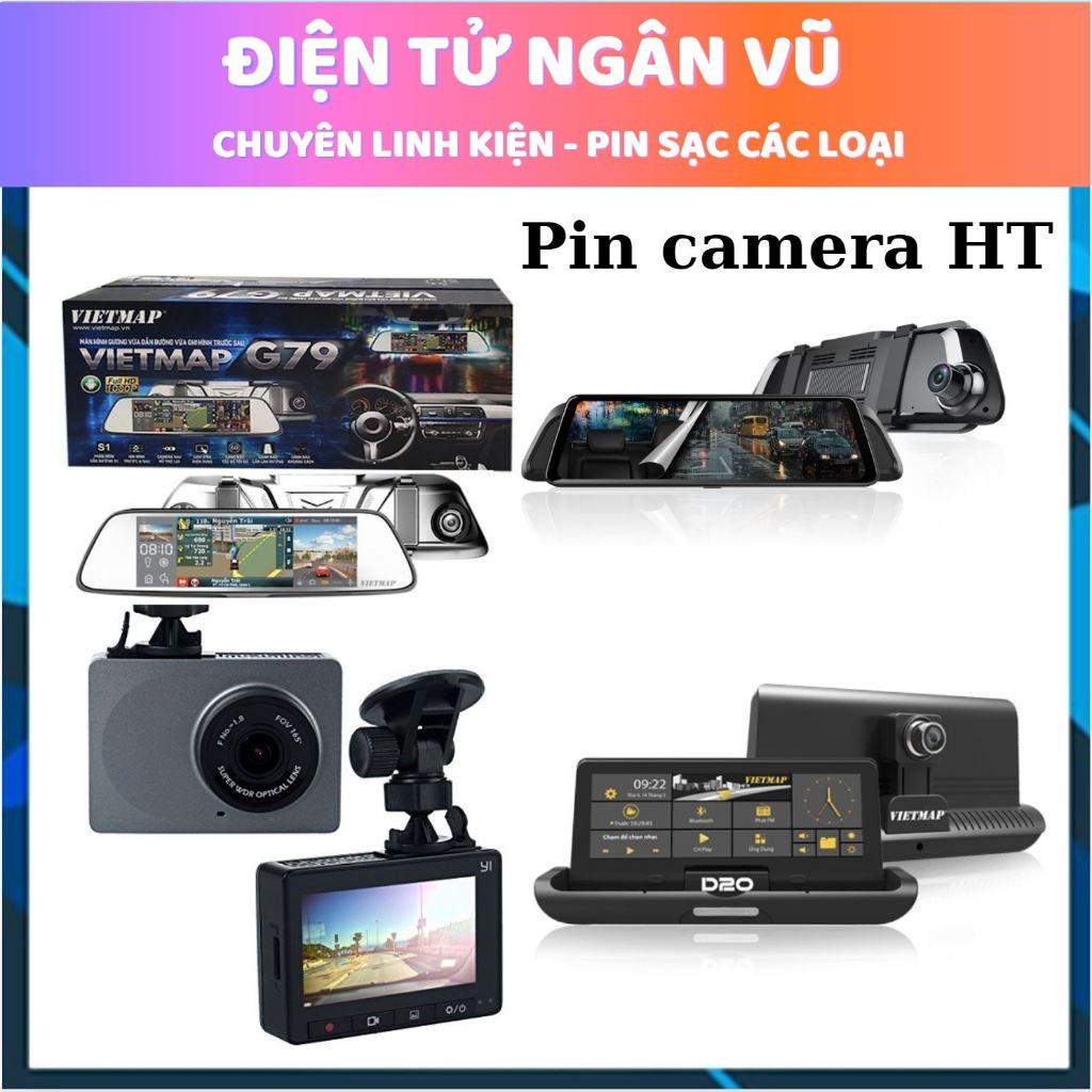 Pin cho camera hành trình Vietmap D19 650mah303450 loại nâng cấp ...
