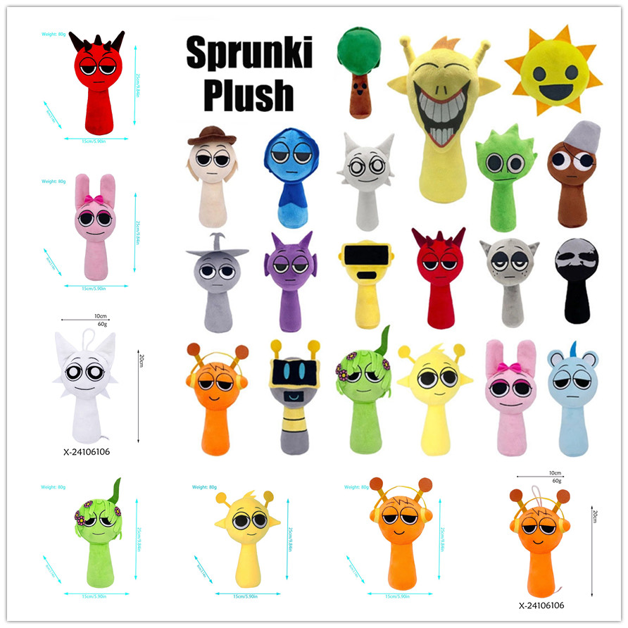 Sprunki Đồ Chơi Sprunki Sang Trọng Búp Bê 20 / 20CM Sprunki Incredibox Trò Chơi Hình Đồ Chơi Quà ...