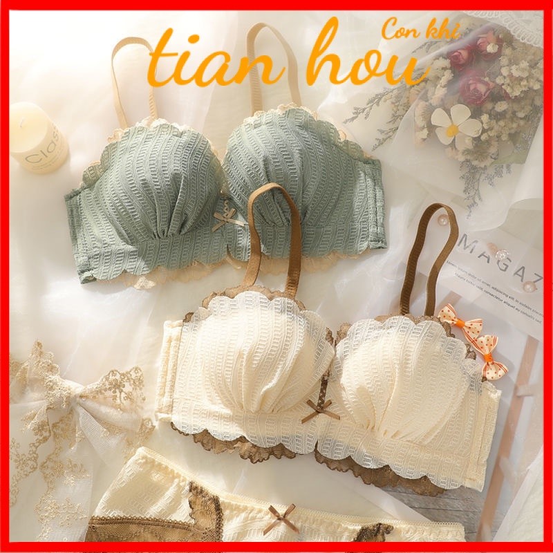 ~ Đồ lót Nhật Bản Sản phẩm mới nửa cúp ngực nhỏ có thể điều chỉnh áo ...